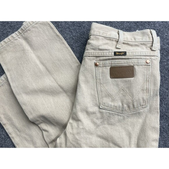 Wrangler | Jeans | Wrangler Cowboy Cut Jeans Mens 34x34 Tan Straight ...